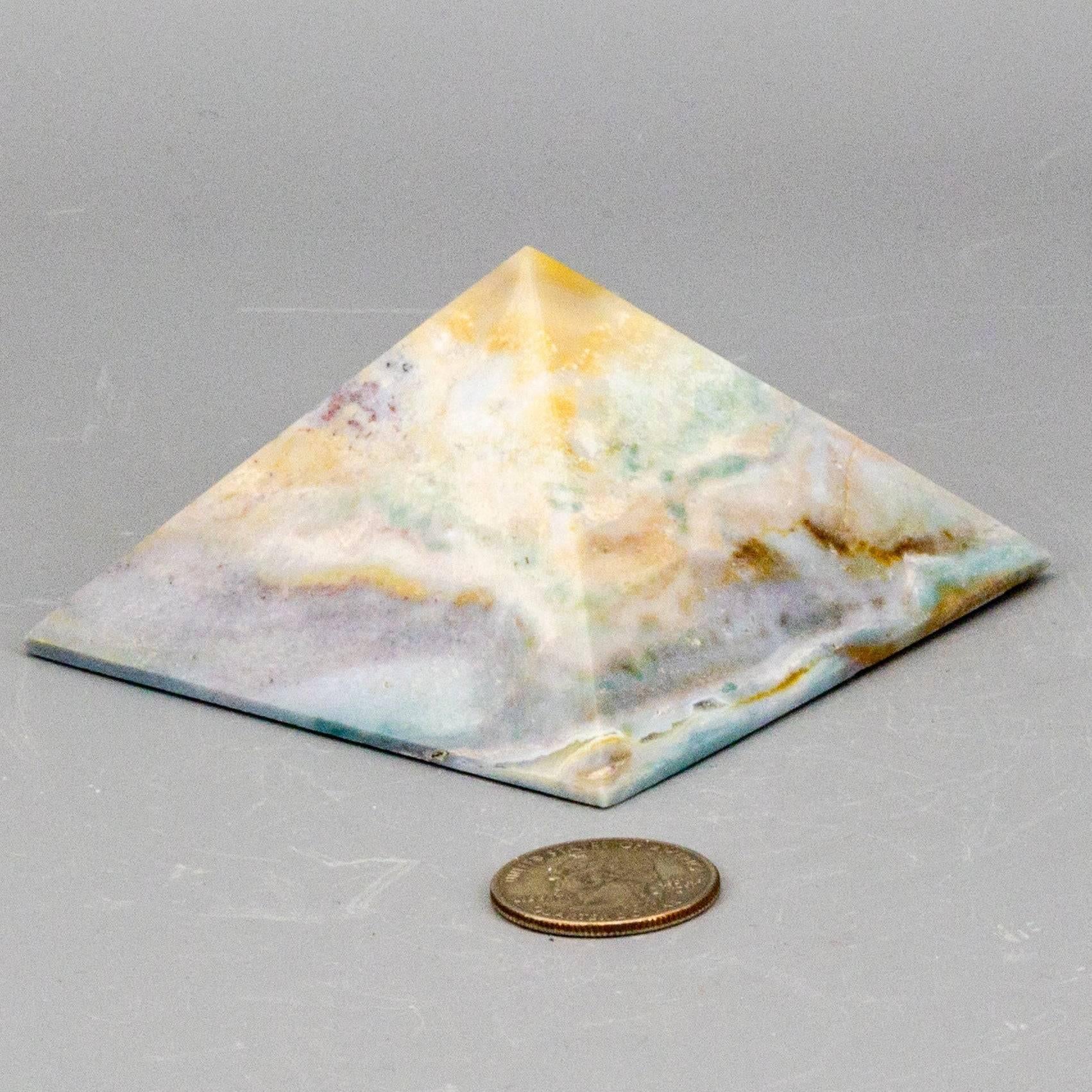 Pastel Calcite Crystal Pyramid – Shy Little Witch