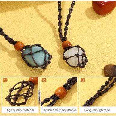 Crystal Net Necklace – Shy Little Witch
